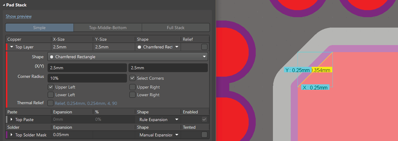 Custom Pad Stack | Altium